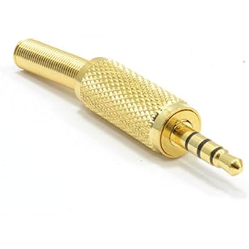 Fiche Jack male 3,5mm stéréo droit à souder: Amazon.fr: High-tech