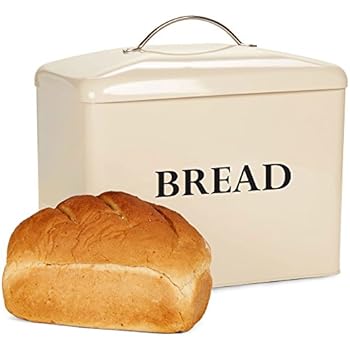 Falcon 34cm Cream Enamel Bread Bin: Amazon.co.uk: Kitchen & Home