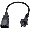 Buy Toptekits C14 to C5 Power Plug Cable, IEC 320 C14 Male to C5 Female ...