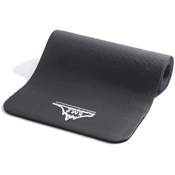 Proworks Large Padded Yoga Mat with Carry Handle for Pilates/Exercise ...