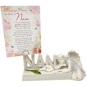 in Loving Memory of A Special Nan Graveside Grave Card Keepsake Poem ...