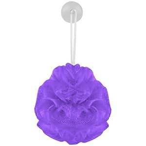 Promobo Shower Body Puff with Suction Cup Purple City: Amazon.co.uk ...