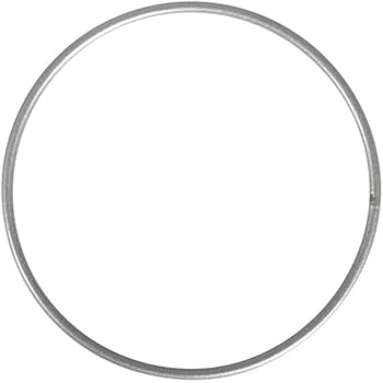 White Coated Metal Ring For Crafts - 30cm | Metal Wire & Craft Hoops ...