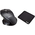 Amazon Basics Full-Size Ergonomic Wireless Mouse with Fast Scrolling ...
