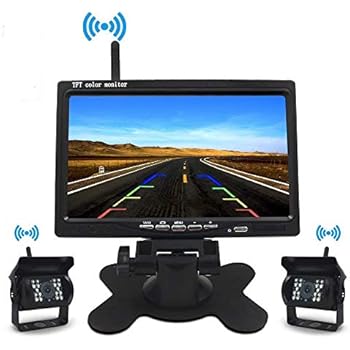 Motorhome Twin Camera Rear View Reversing Kit & Dash Monitor (white ...