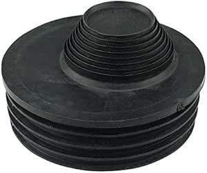 110mm Universal Waste Pipe Adapter Black Rubber Insert Reducer ...