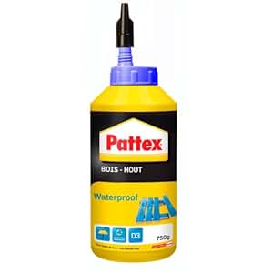 Pattex Bois Waterproof - Wood Glue - 750 g Bottle: Amazon.co.uk: DIY ...