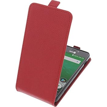 Cover for Doro 8035 flip-style mobile phone case red: Amazon.co.uk ...