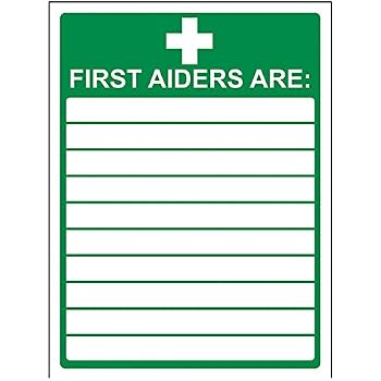 400mmx300mm Fire Marshals/First Aiders Sign Rigid Plastic: Amazon.co.uk ...