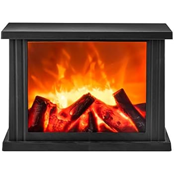 GloBrite Fireplace Lamp Led Flame Effect Log Fire Place Ornaments Home ...