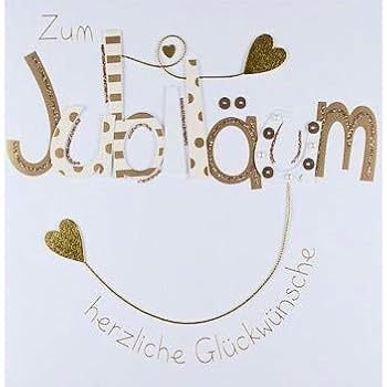 DigitalOase Jubiläumskarte 25. Jahrestag 25. Jubiläum Glückwunschkarte ...