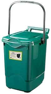 Large Compost Caddy - Green - for Food Waste Recycling (23 Litre) - 23L ...