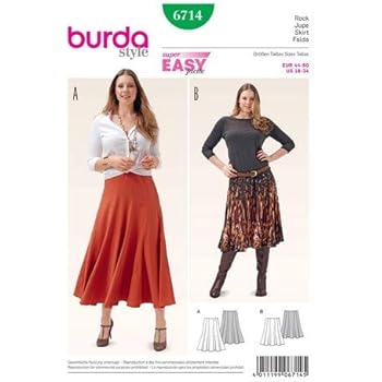 Burda Schnittmuster Hosenrock mit Kellerfalte 6905: Amazon.de: Küche ...