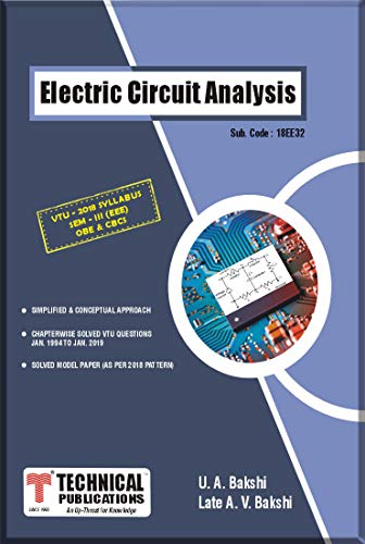 Buy Electric Circuit Analysis for BE VTU Course 18 OBE & CBCS (III- EEE ...