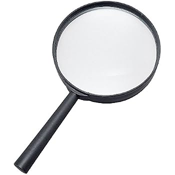 60mm Magnifying Glass Spyglass Magnifier 6x Magnification: Amazon.co.uk ...