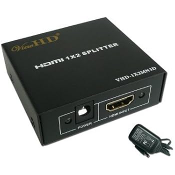 ViewHD HDMI Splitter (1x2 | 1080P + 3D | VHD-1X2MN3D): Amazon.fr ...
