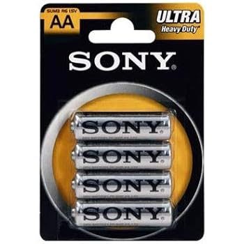 Sony Ultra Heavy Duty AA R6 batteries Pack of 4: Amazon.co.uk: Electronics