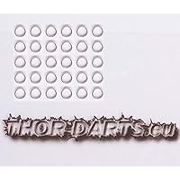 DARTS SILVER METAL STEM SPRING RINGS x 30 (10 sets) SHAFT SPRINGS RINGS ...