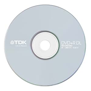 TDK DVD+R85DL8X10 DVD+R 8x Double Layer 10pk Jewel: Amazon.co.uk ...