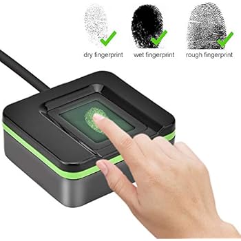 ARCANITE USB Fingerprint Reader for Windows 10 Hello, 0.05s 360-Degree ...