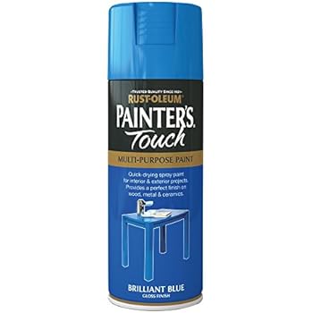 Rust-Oleum 400ml Painter's Touch Spray Paint - Brilliant Blue Gloss ...