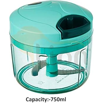 Buy Pigeon by Stovekraft Handy Mini Plastic Chopper with 3 Blades, Grey ...