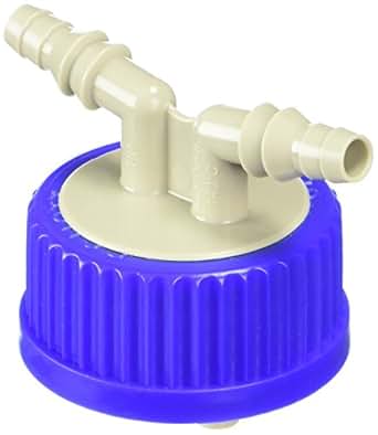 SCHOTT DURAN 096000 Screw cap GL45 with 2 vacuum hose barb fittings and ...
