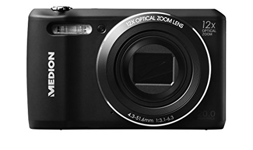MEDION LIFE P44022 (MD 87270) 20 MP Digitalkamera CCD Sensor, 12-fach ...
