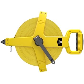Silverline MT47 Open Reel Surveyors Tape Measure 100m: Amazon.co.uk ...