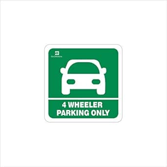 GO DIRECTION 4 WHEELER PARKING ONLY SIGN BOARDS PRINTED ON 5MM ...