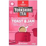 Yorkshire Tea Toast & Jam Brew Flavoured Tea Bags, Pack of 4 (Total of ...