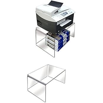 Bamboo Printer Stand, Monitor Stand, Desk Tidy Organiser with Drawers ...