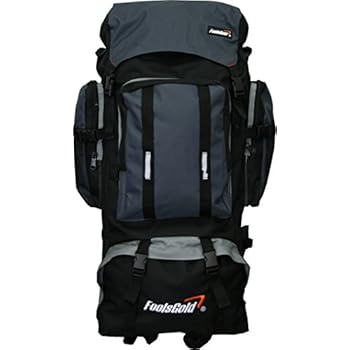 Andes Black Ramada 120L Extra Large Hiking Camping Backpack/Rucksack ...