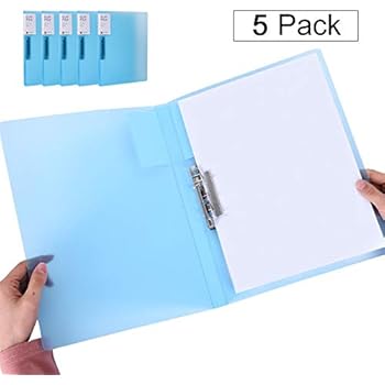 Tiger A4 press & clamp file folder - loose paper sheets holder x 1 ...