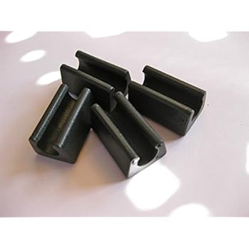 Pack of 10 Saddle Glides, 45mm Long, 25mm Tube, Tubular Furniture ...