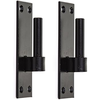 Gatemate Wrought Iron Gate Hinges Fixing Kit Galvanised And Powder ...