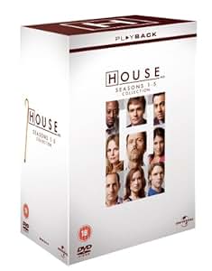 House - Season 1-5 [DVD]: Amazon.co.uk: Hugh Laurie: DVD & Blu-ray