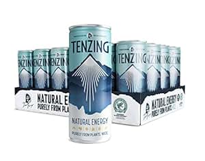 TENZING Natural Energy Drink, Energy Purely from Plants, Pack of 24 x ...