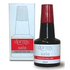 Dormy Solo Endorsing Ink 28ml Red Ref 11437 Each: Amazon.co.uk: Kitchen ...