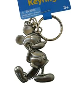 Disney Mickey Mouse Keychain - Mickey Pewter Keyring [Toy] [Toy ...