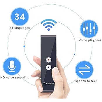 Smart Voice Translator, 2.4G Dispositif de Traduction Bidirectionnelle ...