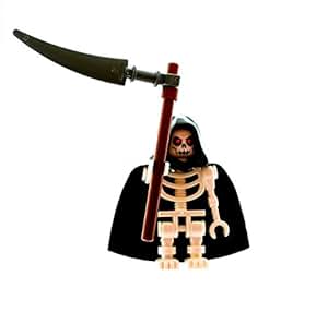 LEGO Grim Reaper Skeleton with Scythe: Amazon.co.uk: Toys & Games