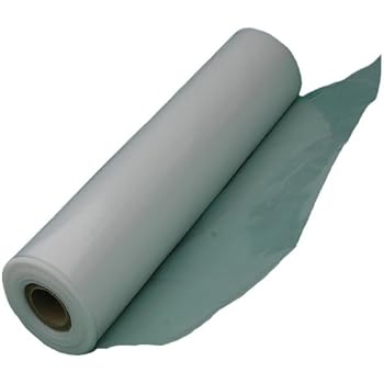 QVS Shop 2M X 50M Extra Thick Clear Heavy Duty Polythene Sheeting Roll ...