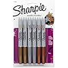 Sharpie Fine Point Metallic Permanent Markers - Assorted Metallic ...
