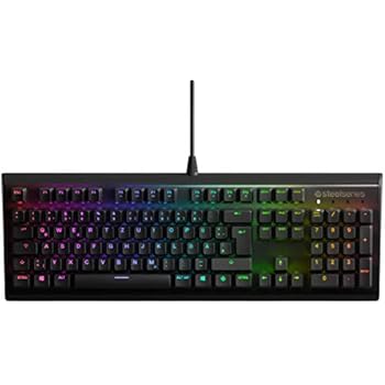 SteelSeries Apex 100 Gaming Keyboard - Tactile & Silent - Blue LED ...