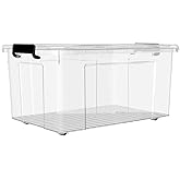 NOW & ZEN 110 Litre Large Plastic Container Multipurpose Stackable ...
