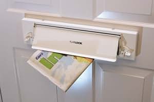 Flaplock - White Letterbox Security Lock to prevent unauthorised access ...
