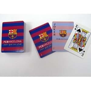 Official Licensed FC Barcelona Playing Cards: Amazon.co.uk: Sports ...