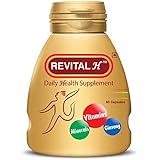 o Revital H Multivitamin For Men With Natural Ginseng, Zinc, 10 ...