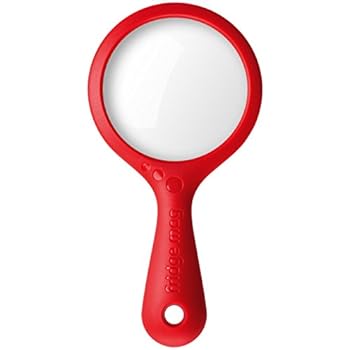 New Soda Fridge Mag Magnetic Magnifying Glass, Red, 1.9 x 8.5 x 17 cm ...